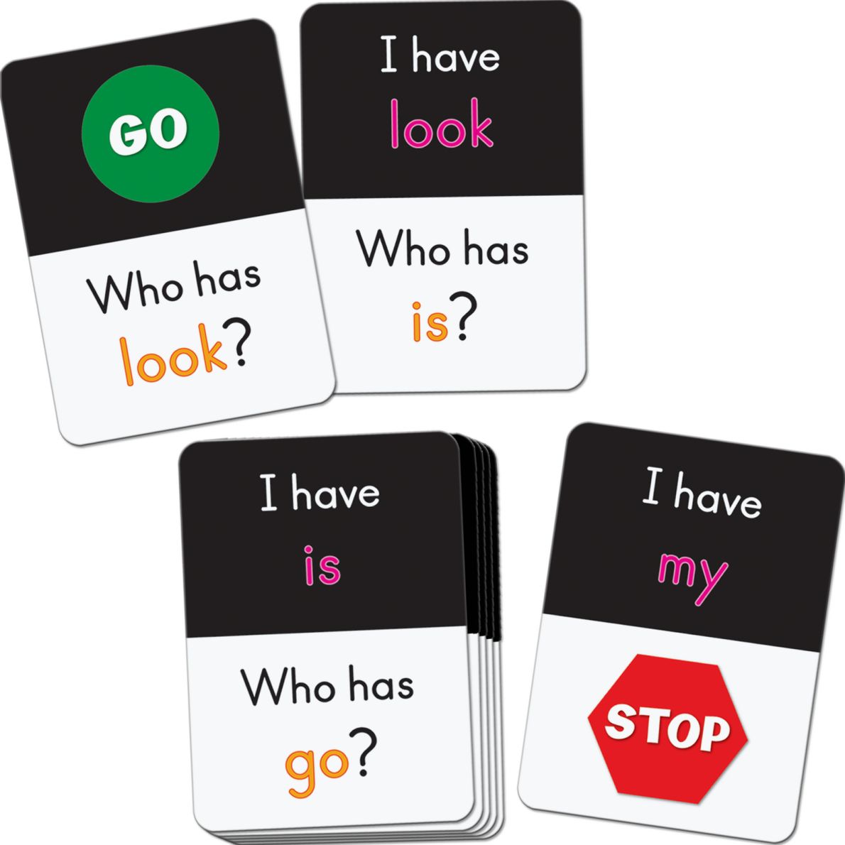 Really Good Stuff® I Have, Who Has? Small Group Dolch Pre-Primer Words ...