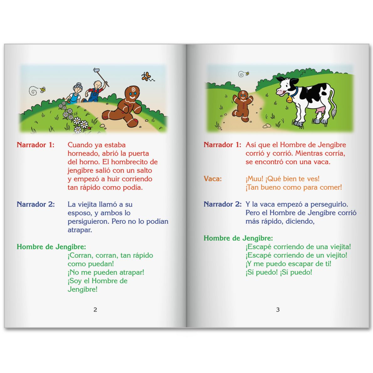 Really Good Stuff® Spanish Readers' Theater: The Gingerbread Man ...