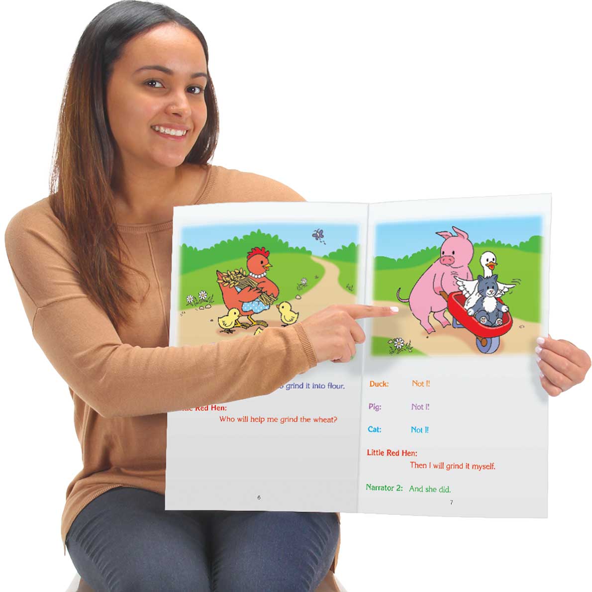 Really Good Readers' Theater - The Little Red Hen Student And Big Book Set