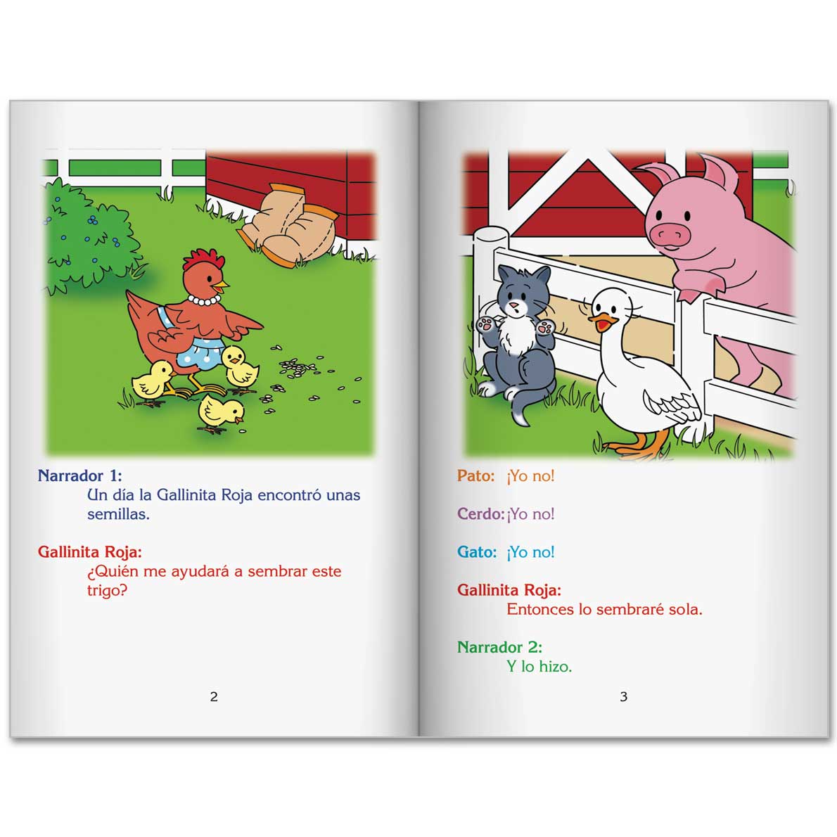 Really Good Spanish Readers' Theater: The Little Red Hen (Teatro Del ...