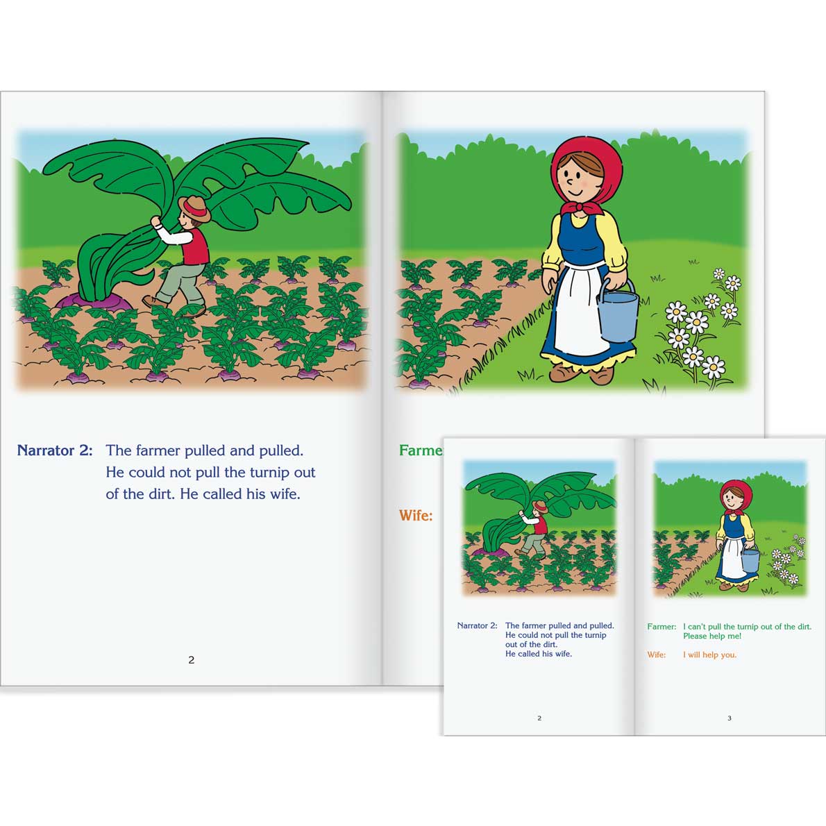 Really Good Readers' Theater - The Giant Turnip Student And Big Book Set