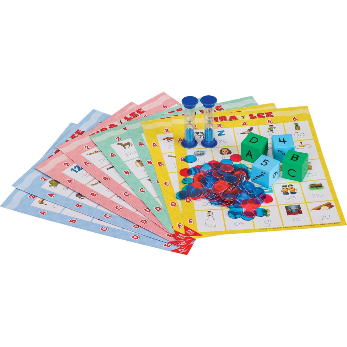 Tira y lee: Sílabas directas (Roll And Read: Spanish Direct Syllables ...