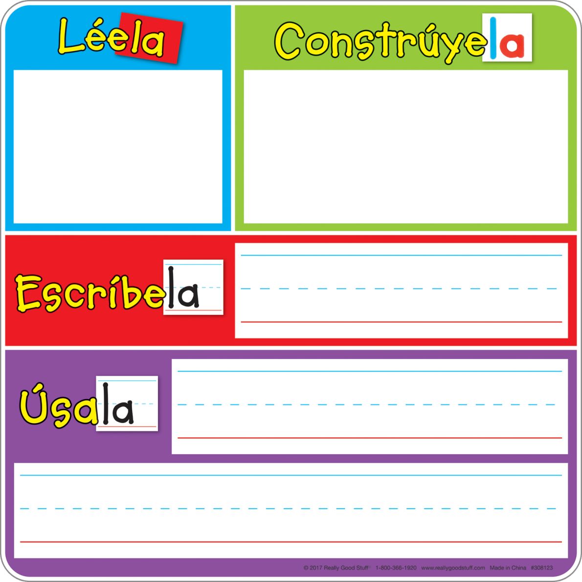 Spanish Magnetic Read, Build, And Write Boards With Magnetic High ...