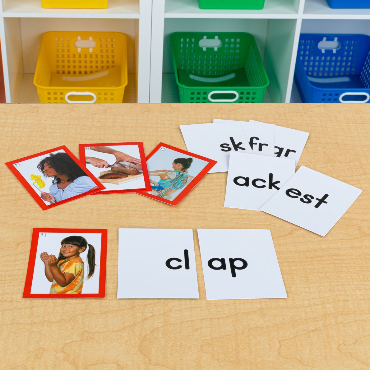 Blends and Digraphs Pocket Chart Tent And Cards Kit - 1 pocket chart ...