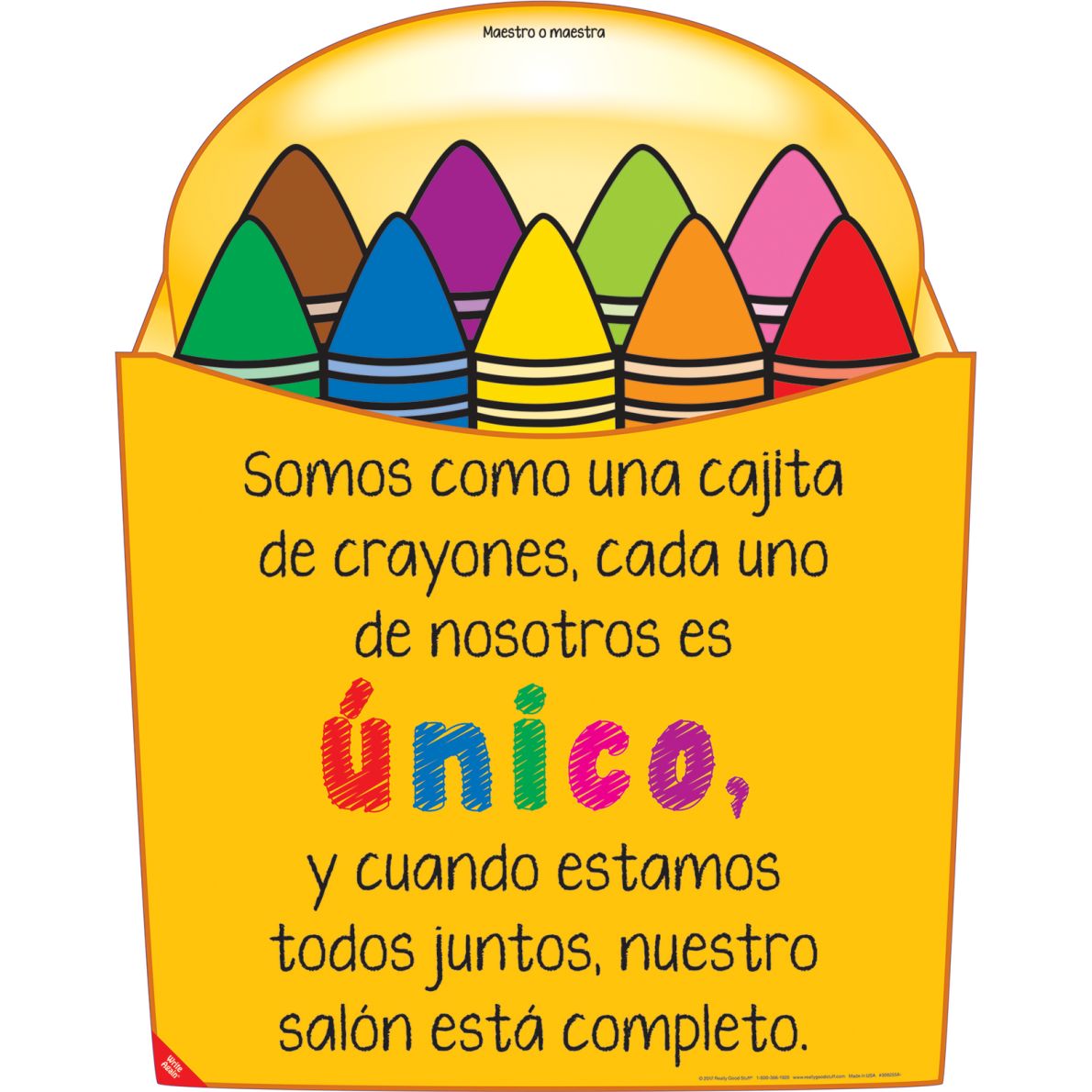 Ready-To-Decorate® Kit de Bienvenida crayones de colores (Spanish ...