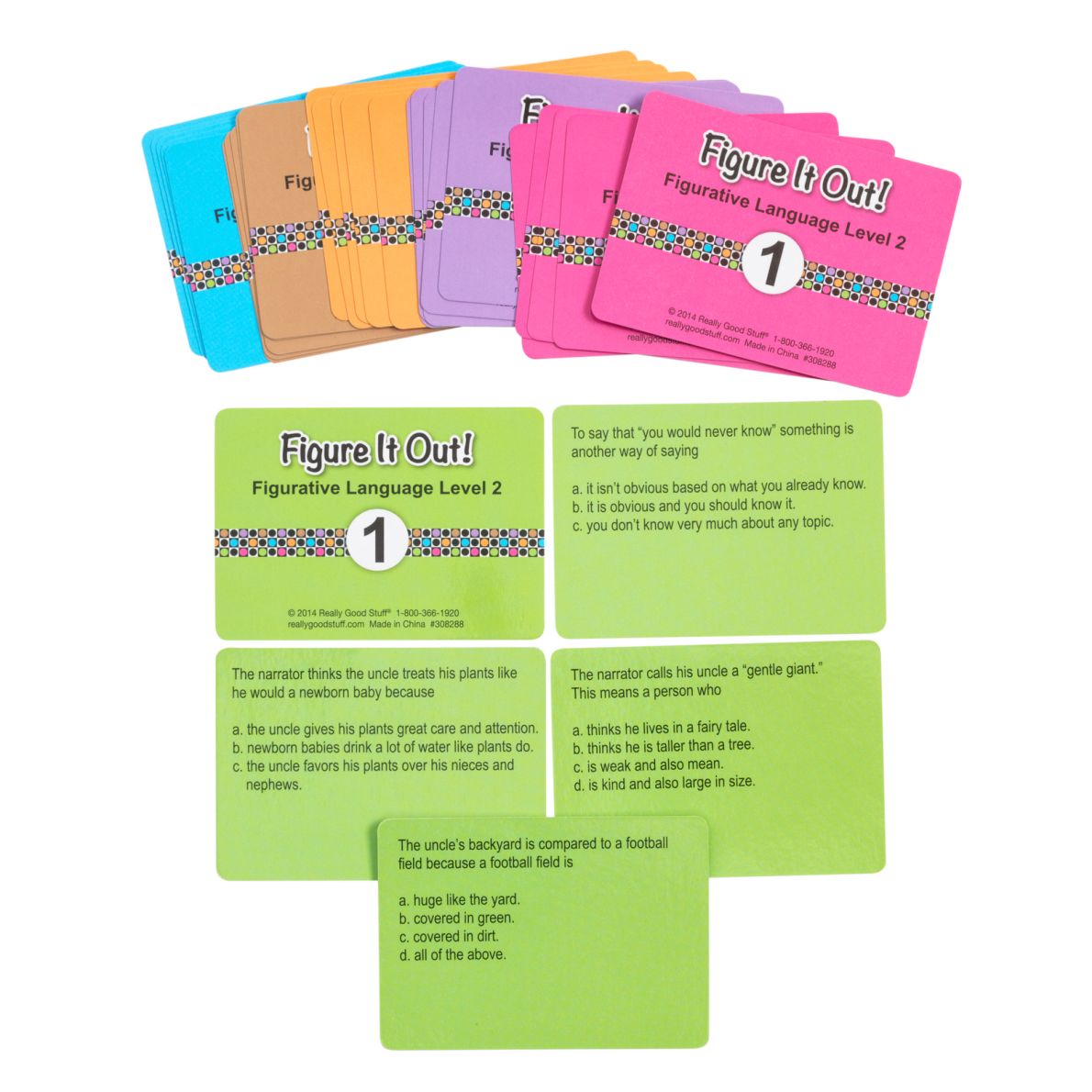 Figure It Out! Figurative Language Literacy Center - 1 literacy center
