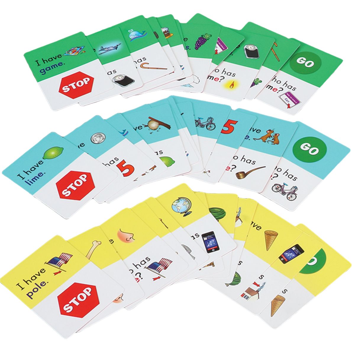 Really Good Stuff® I Have, Who Has Small Group Silent E Words - 96 cards