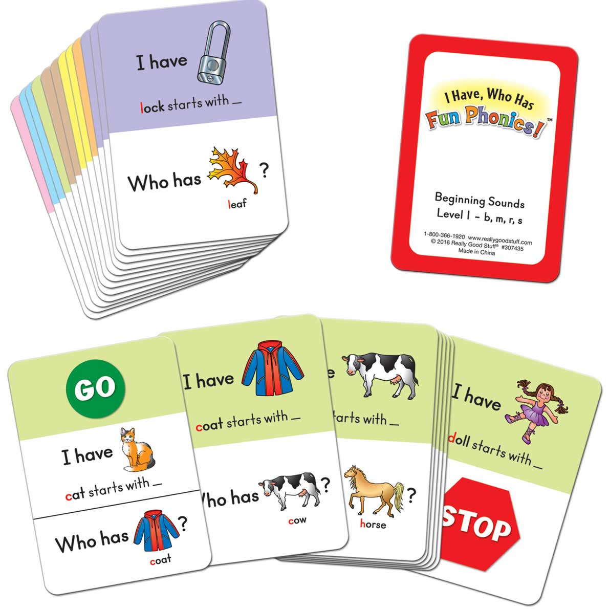 I Have, Who Has? Small Group Fun Phonics Card Game Set