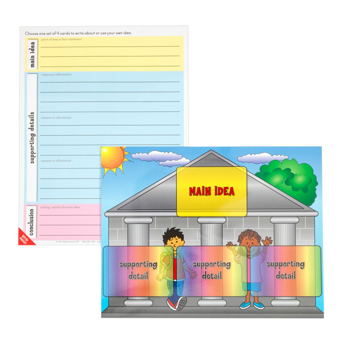 Really Good Stuff® Main Idea and Supporting Details Sort and Write ...