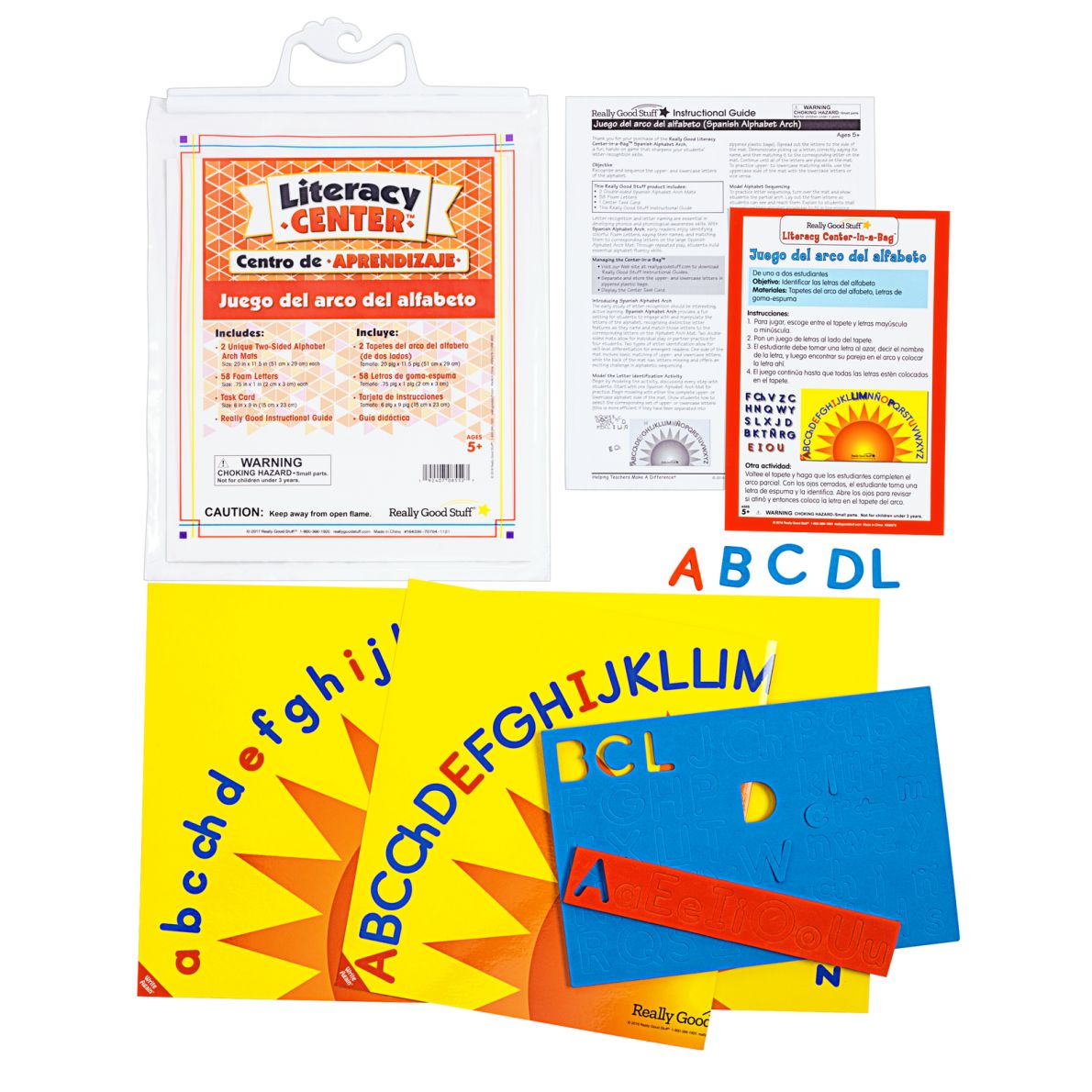 Centro de aprendizaje™: Juego del arco del alfabeto (Spanish Alphabet ...