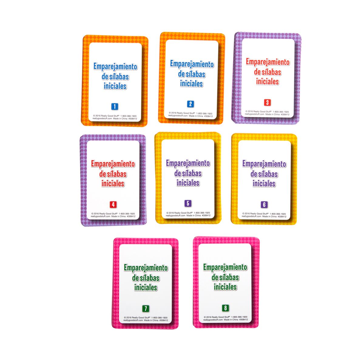 Centro de Aprendizaje™: Emparejamiento de Sílabas Iniciales (Spanish ...