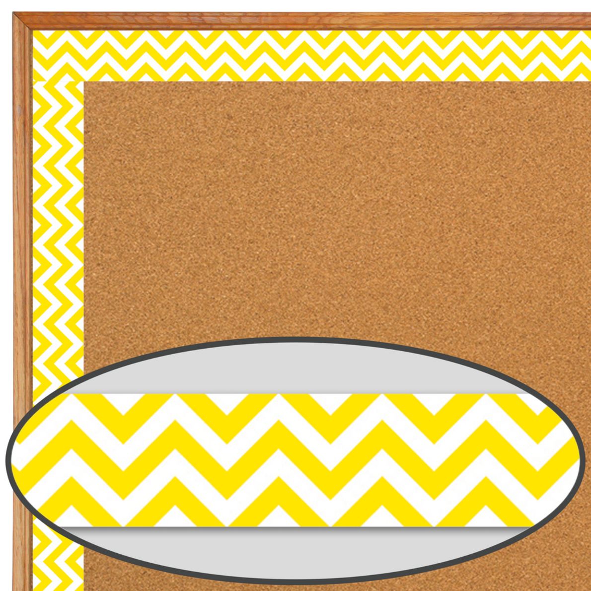 Yellow Chevron Border Trim