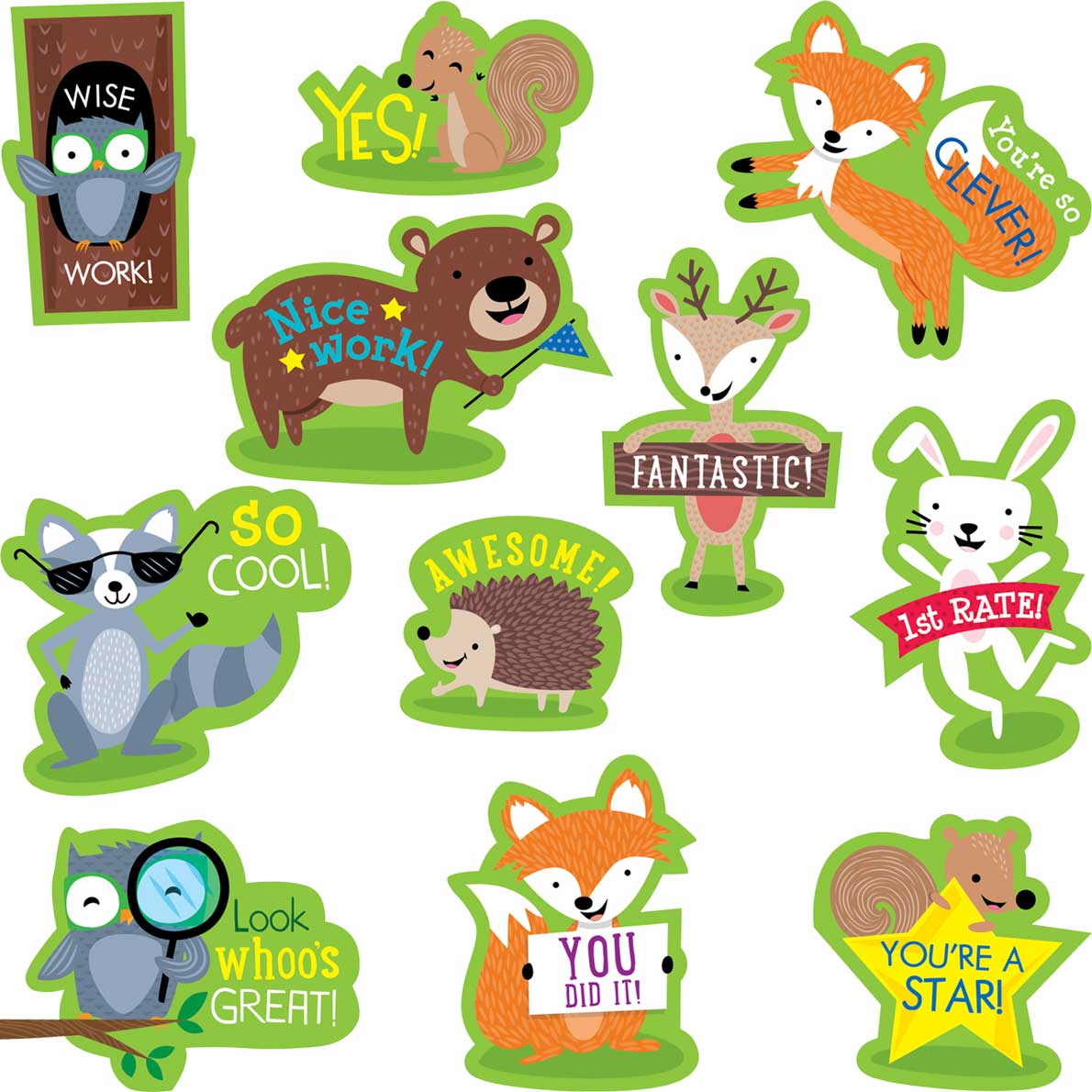 Woodland Friends Reward Stickers