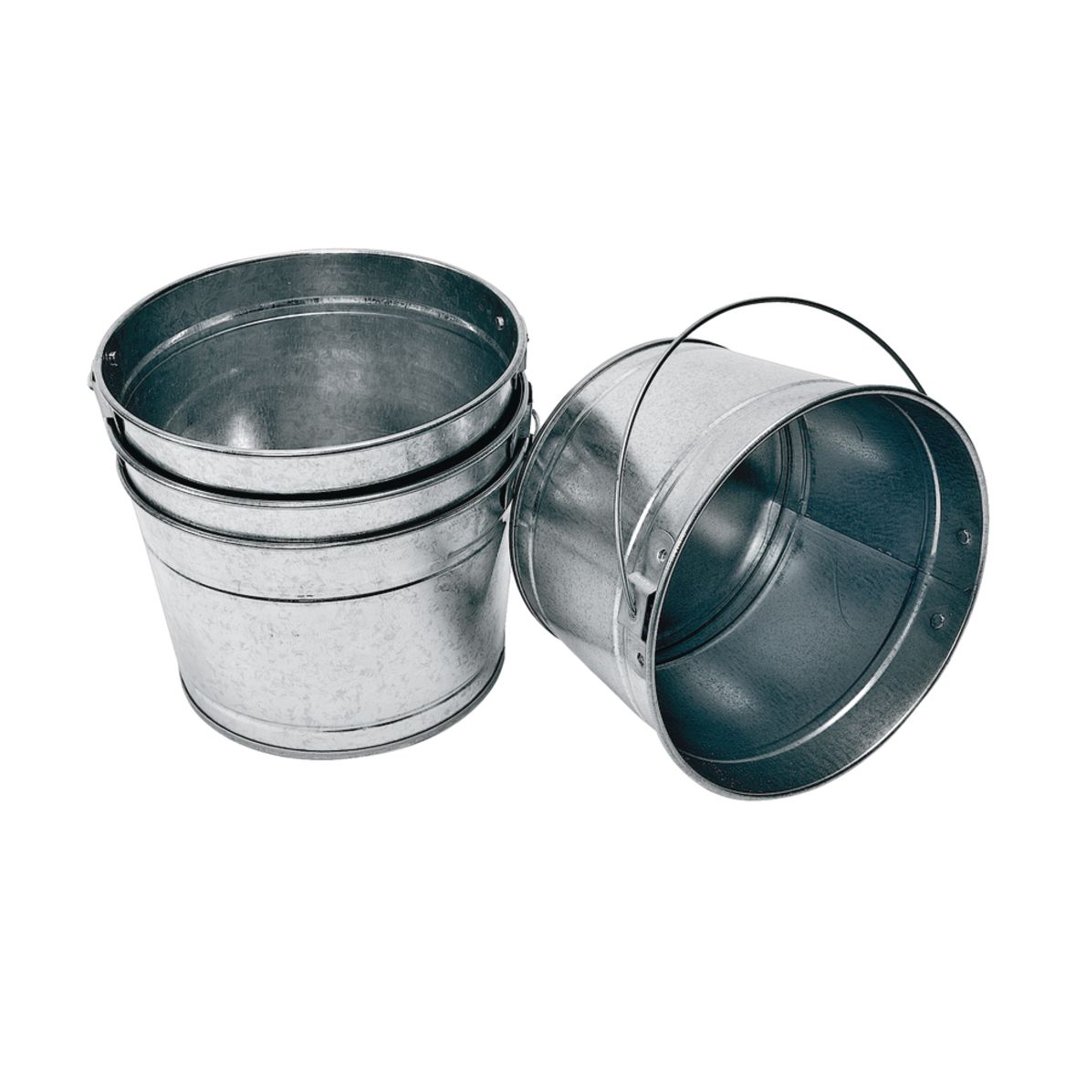 Excellerations® Galvanized Steel Pail - Set of 4