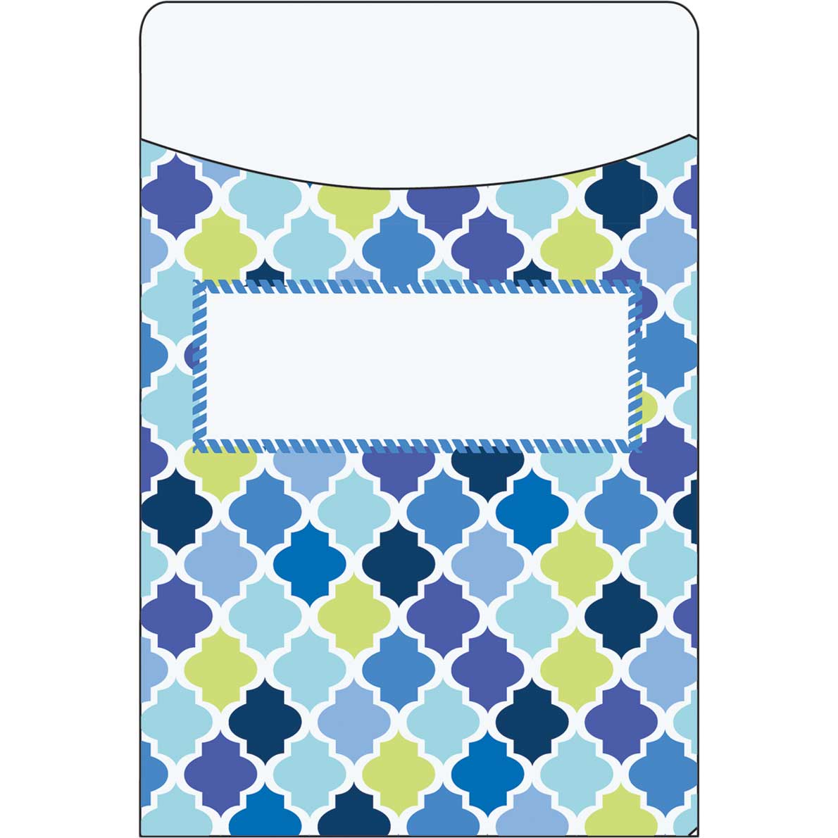 Blue Harmony Diamond Library Pockets