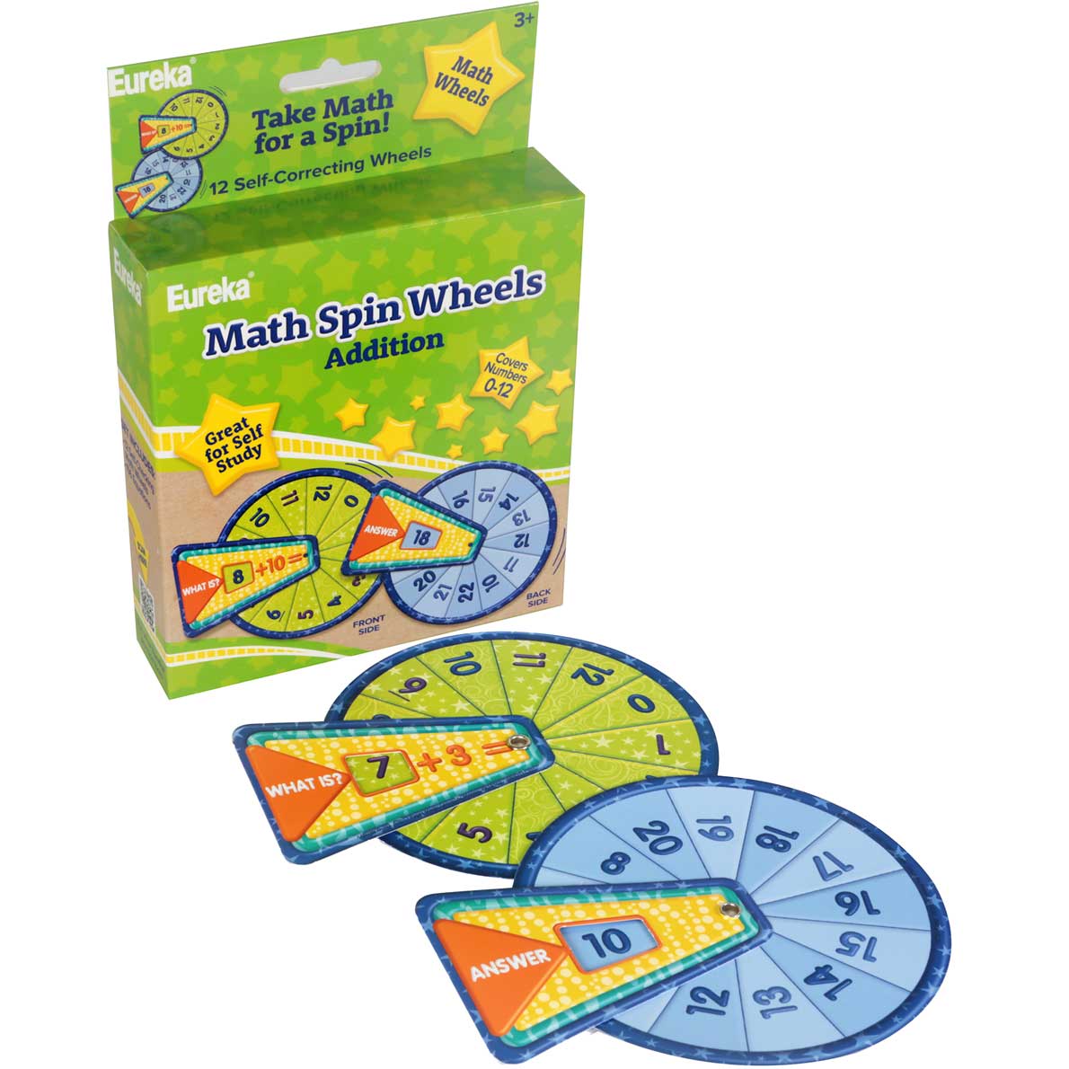 Math Spin - Addition Flash Cards Manipulatives