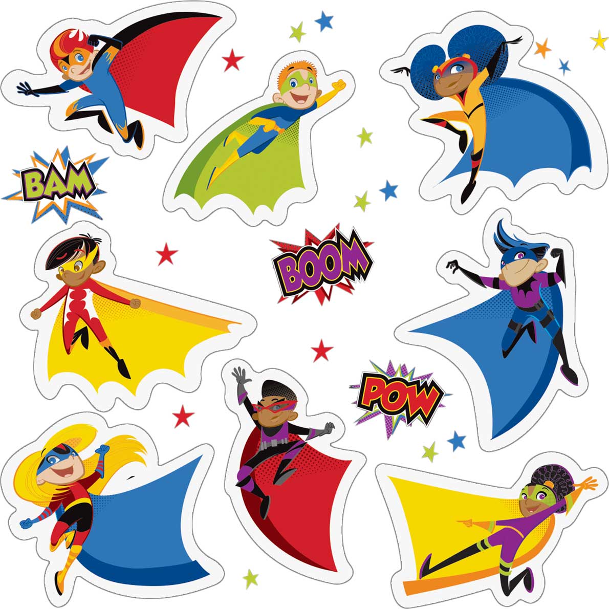 Super Power Kids Stickers Pack
