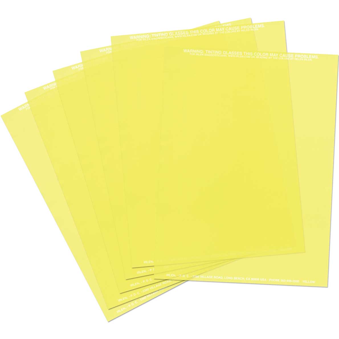 Irlen Overlays - Single-Color Set Of 6