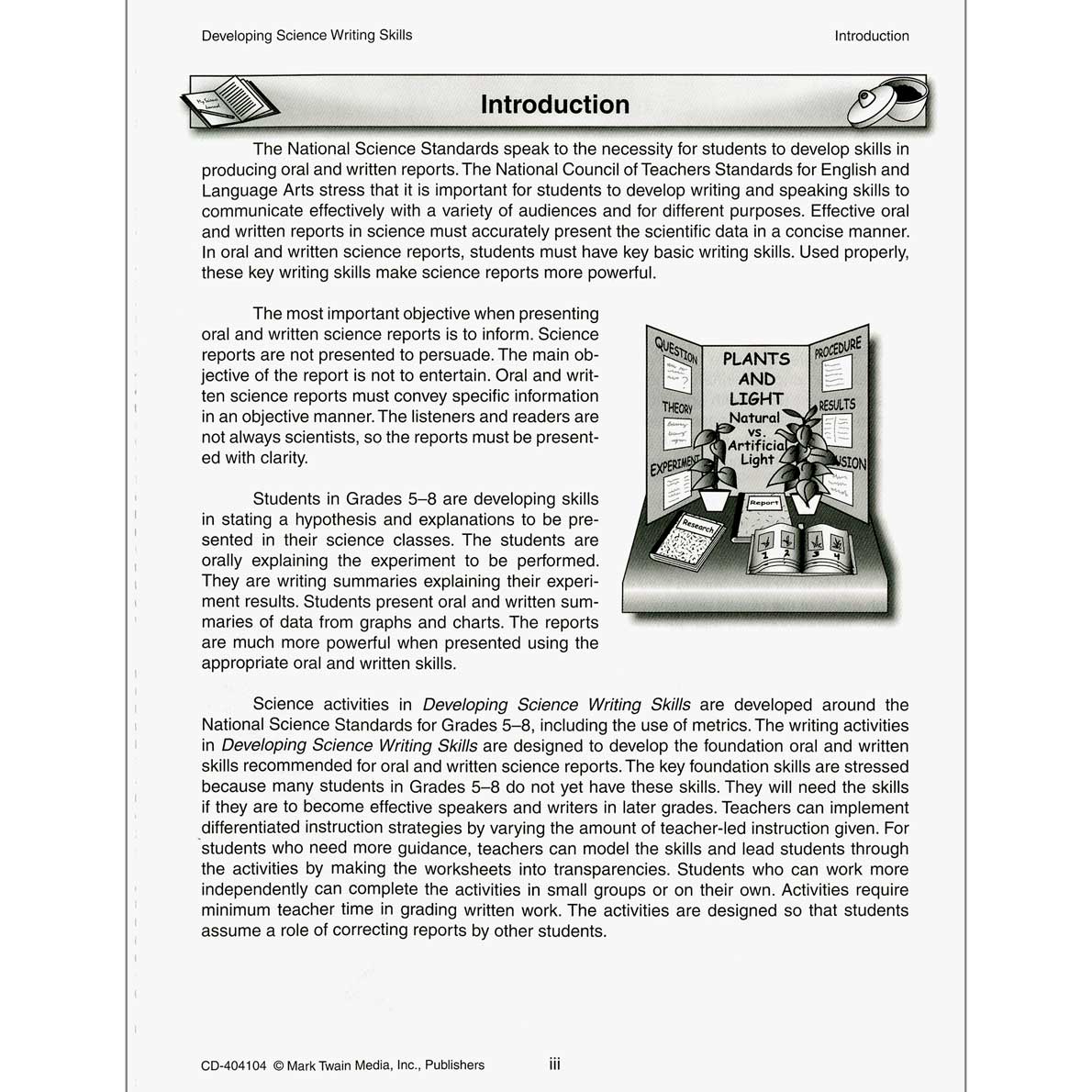 Developing Science Writing Skills Resource Book