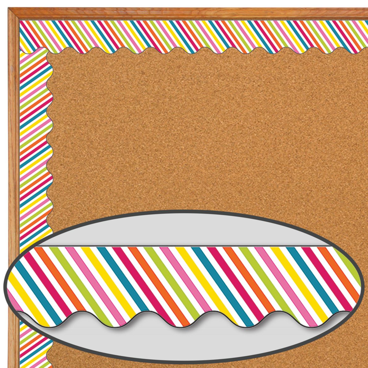 Rainbow Stripe Borders - 1 Border Trim