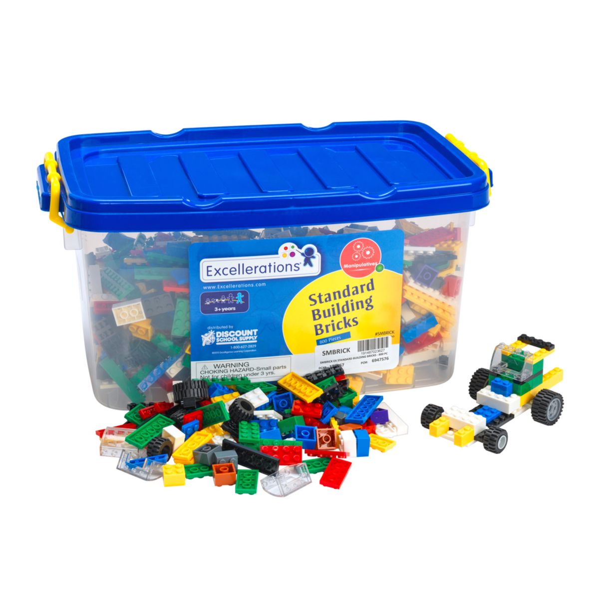 Excellerations® Standard Building Bricks - 800 Pieces