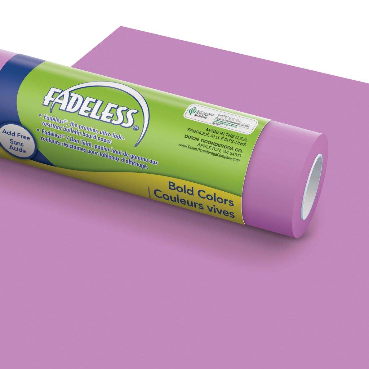 Purple Fadeless® Paper Roll, 48"W x 50'L