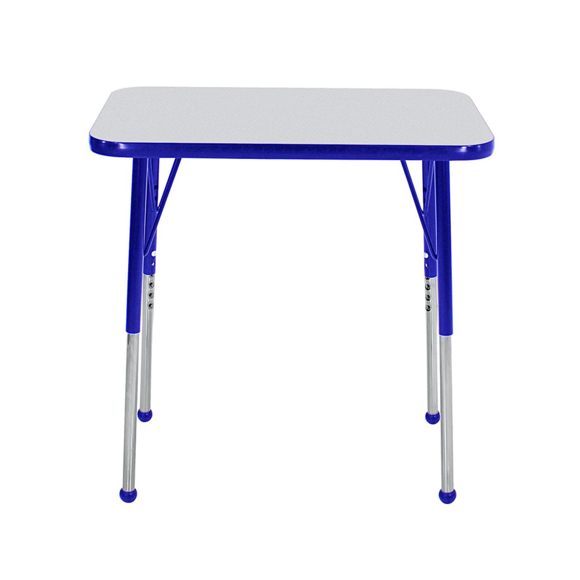 18" x 30" Rectangle Table - Gray/Blue