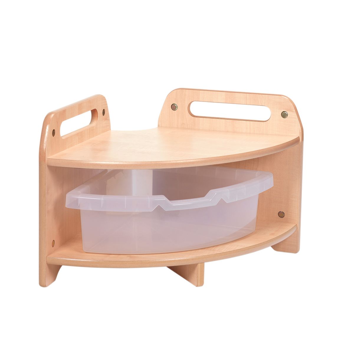 Millhouse™ Low Level 90 Degree Corner Unit with 1 Clear Tray