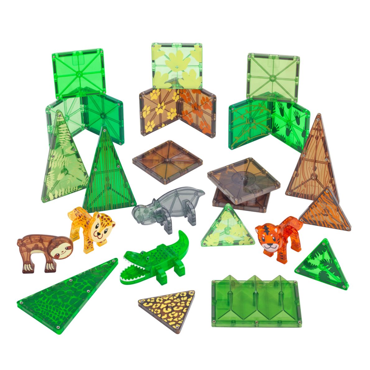 Magna-Tiles® Jungle Animals - 25 Piece Set