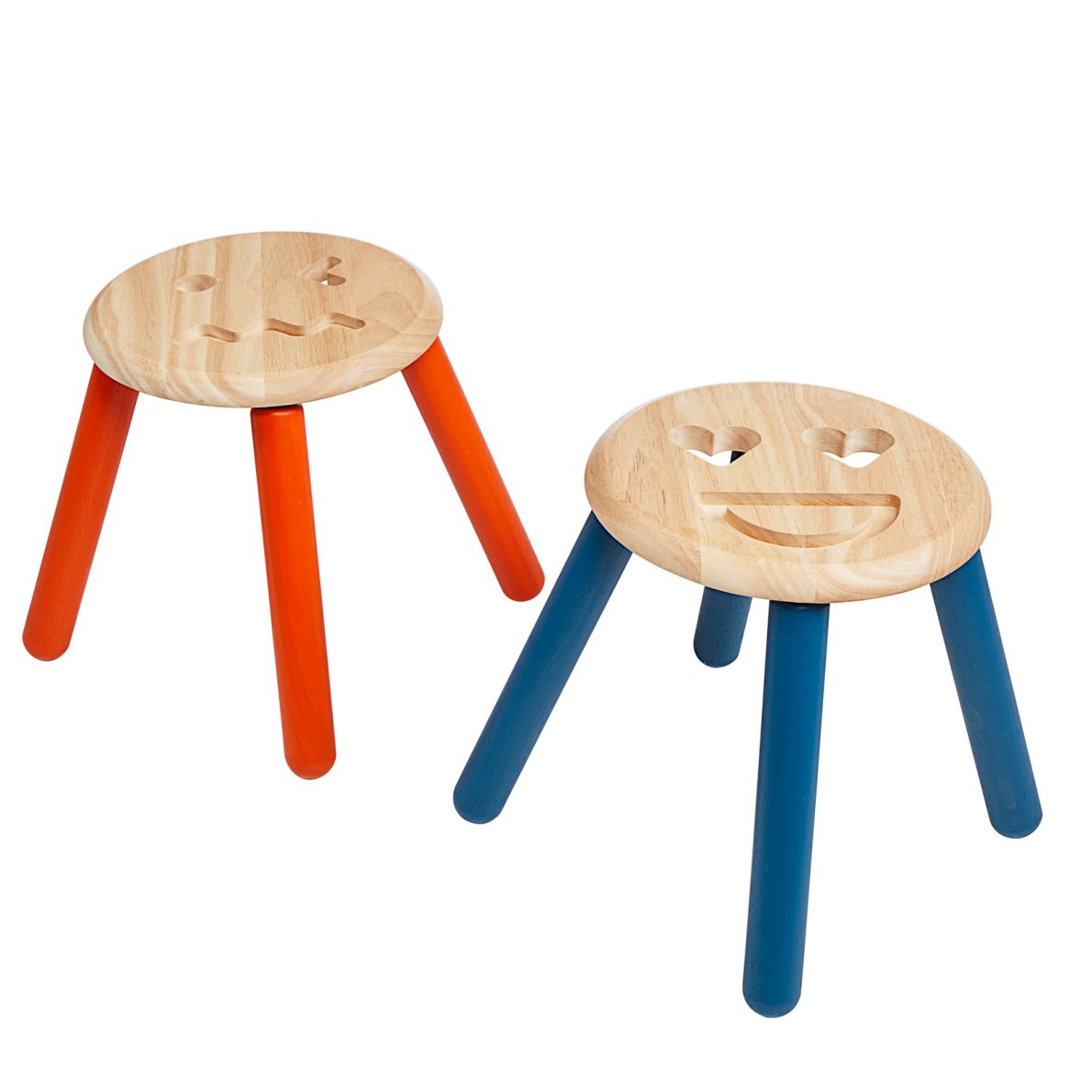 Excellerations® Sustainably Harvested Rubber Wood Emotion Stools and ...