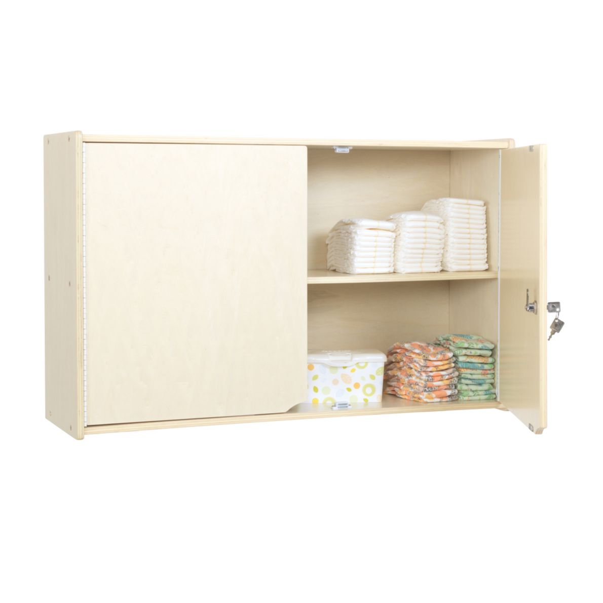Environments® Locking Wall Storage Cabinet - Assembled