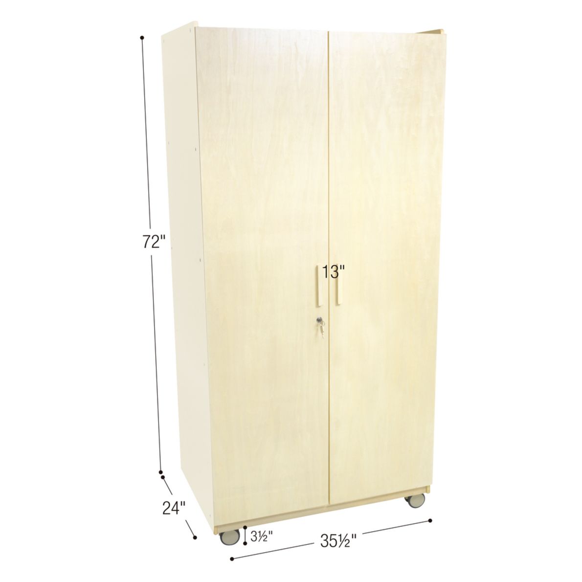 Environments® Mobile Teacher's Locking Storage Cabinet - Ready to Assemble