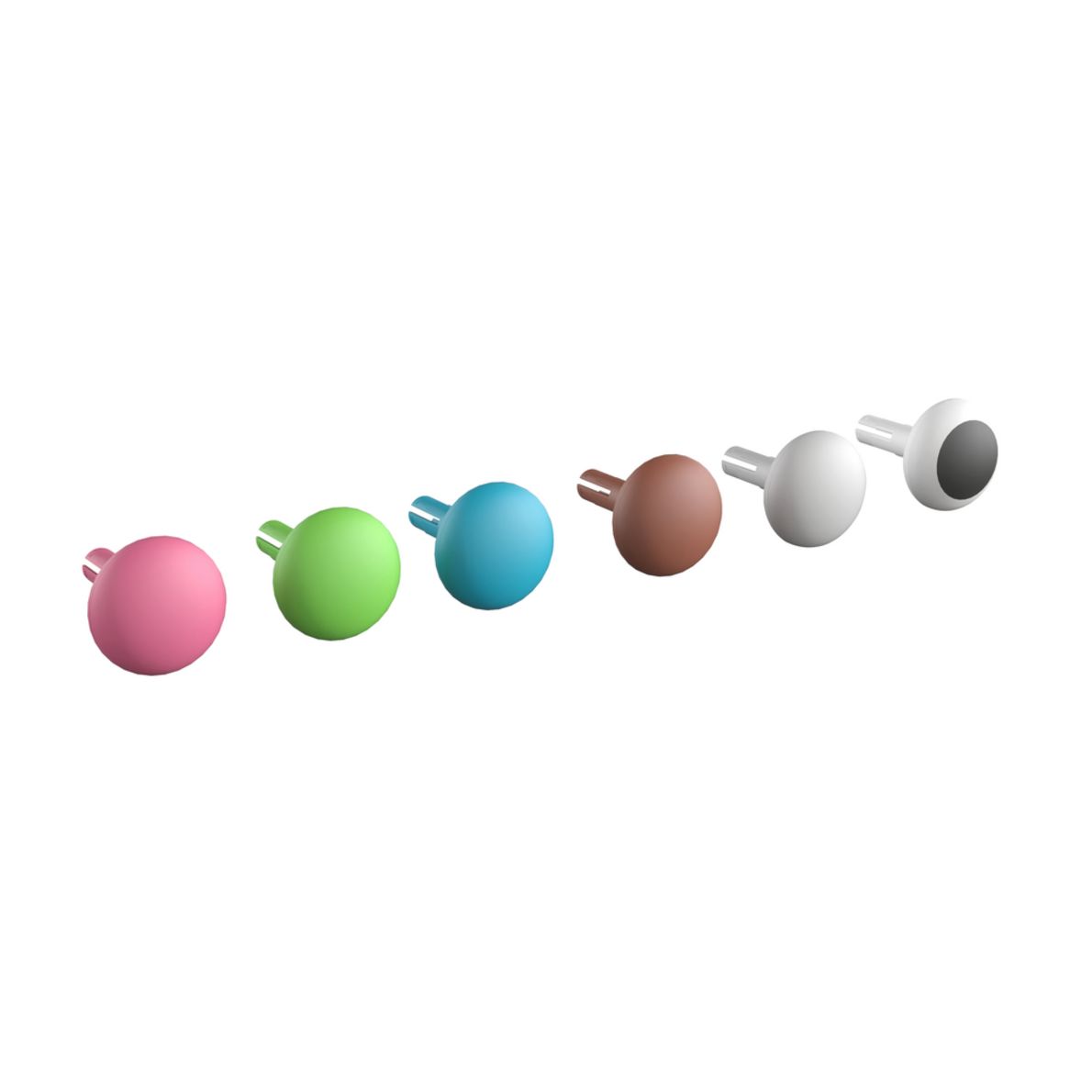 Pastel STEAM Wall Peg Set: 64 Pieces