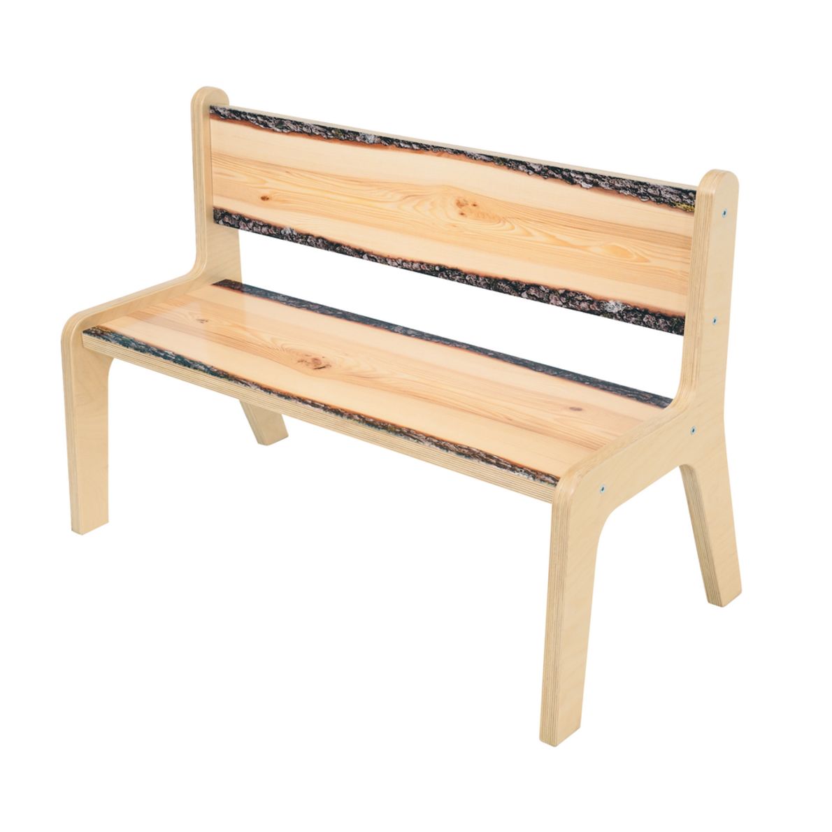 Whitney Brothers® Nature View Live Edge Bench - 12" H