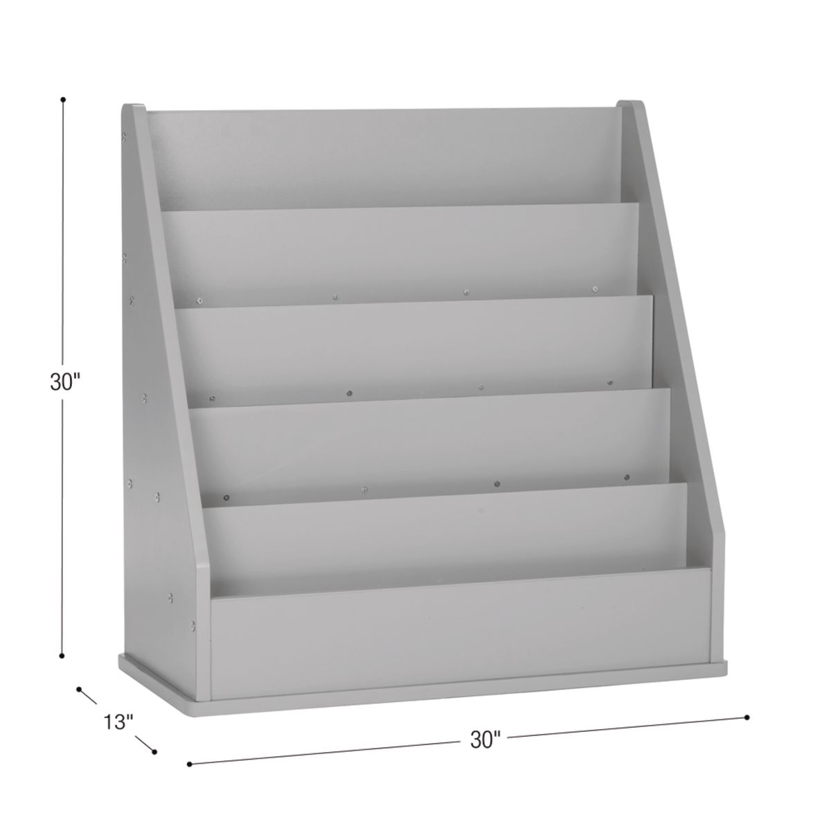 Gray Laminate Book Display - Light Gray