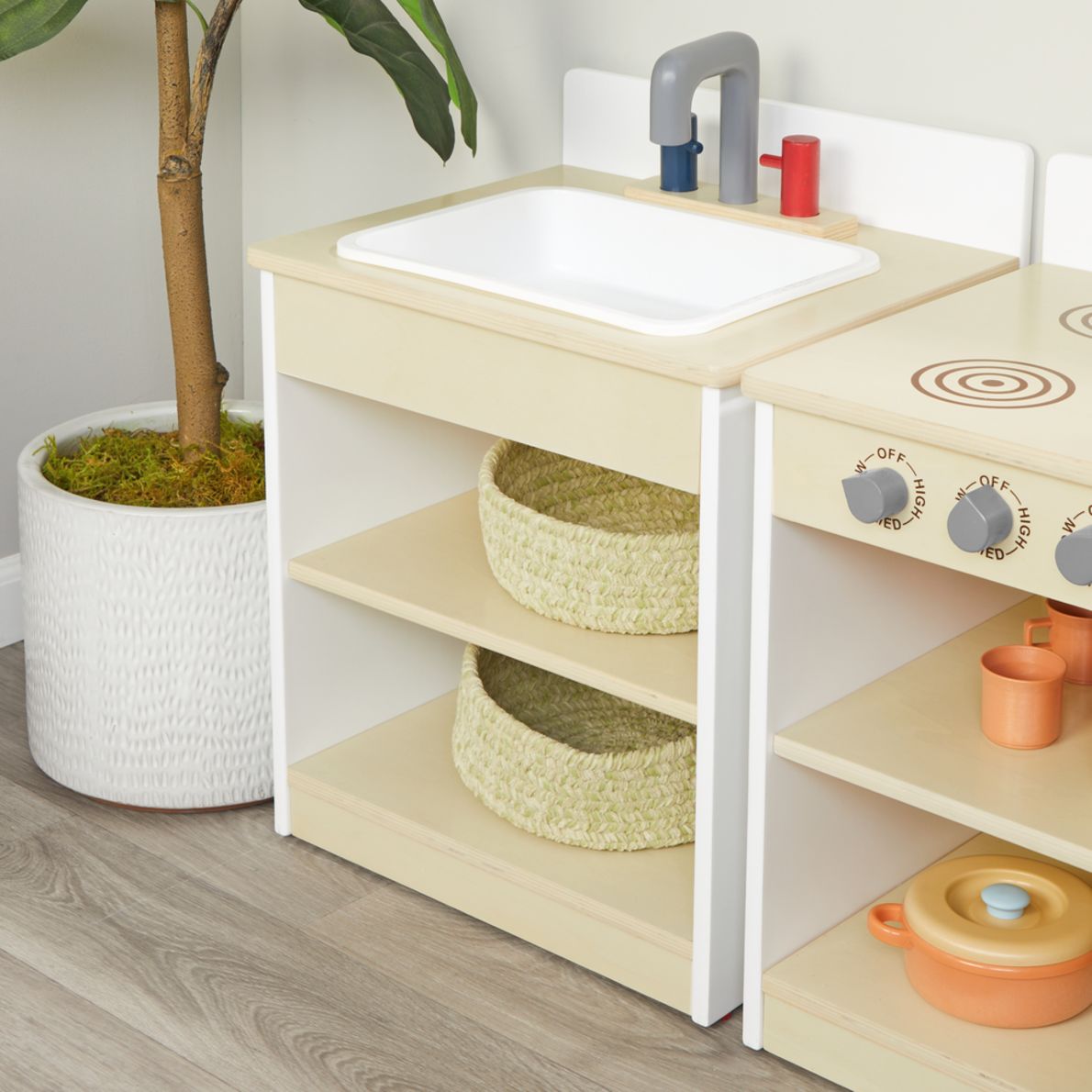 Environments® White Toddler Sink - Assembled