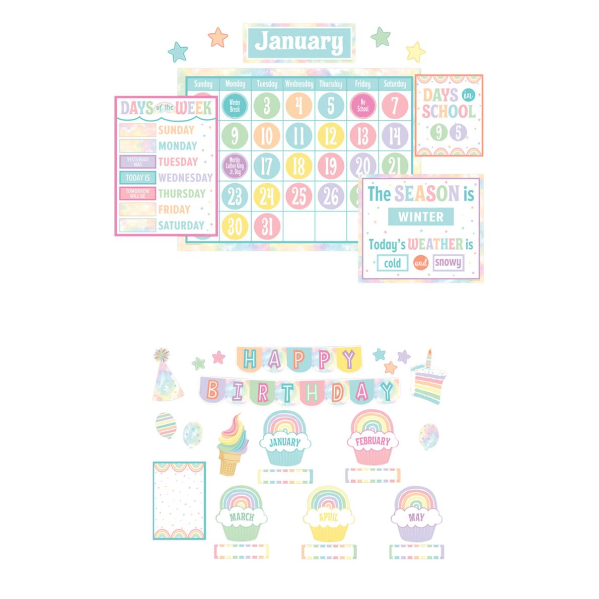 Pastel Pop Décor Kit