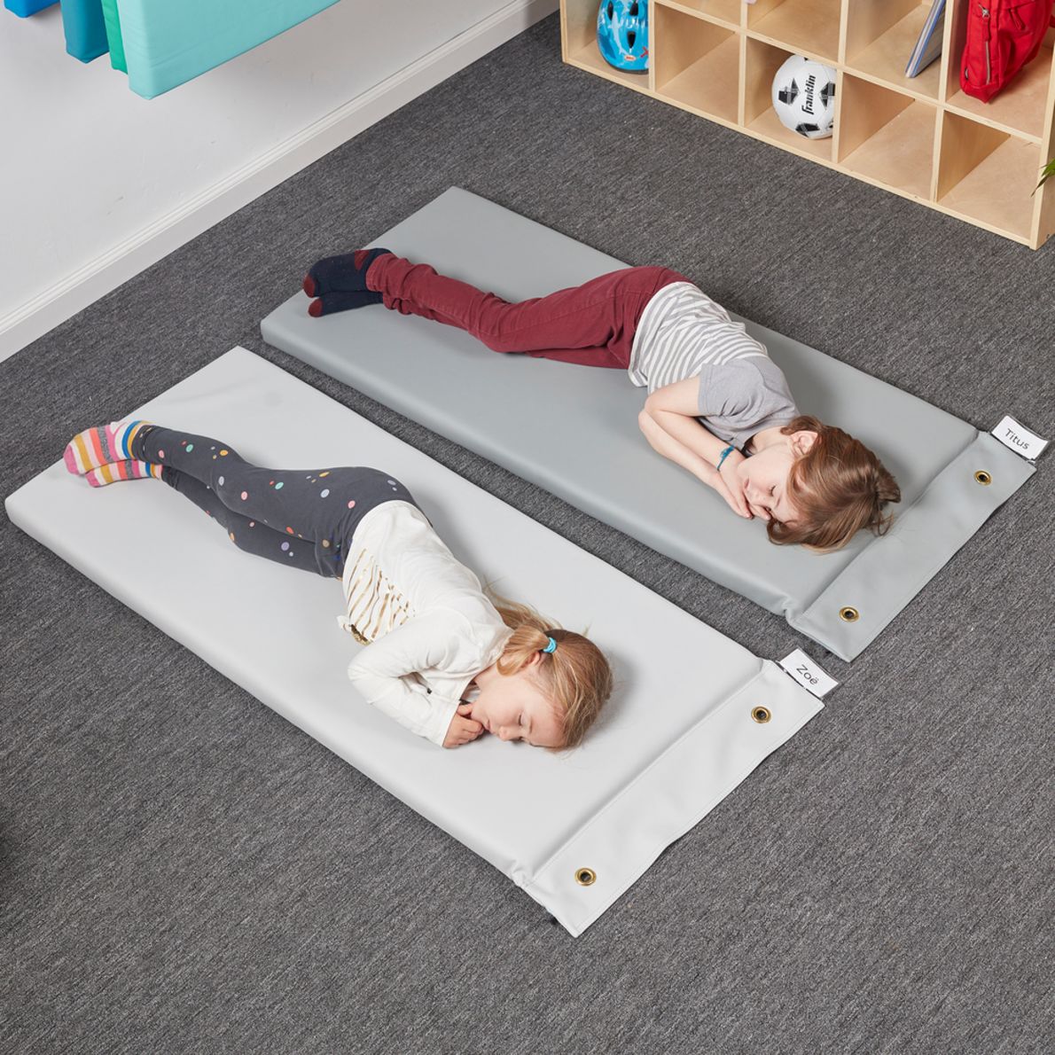 SoftScape Hanging Rest Mats Without Wall Mount, 6-Piece - Contemporary