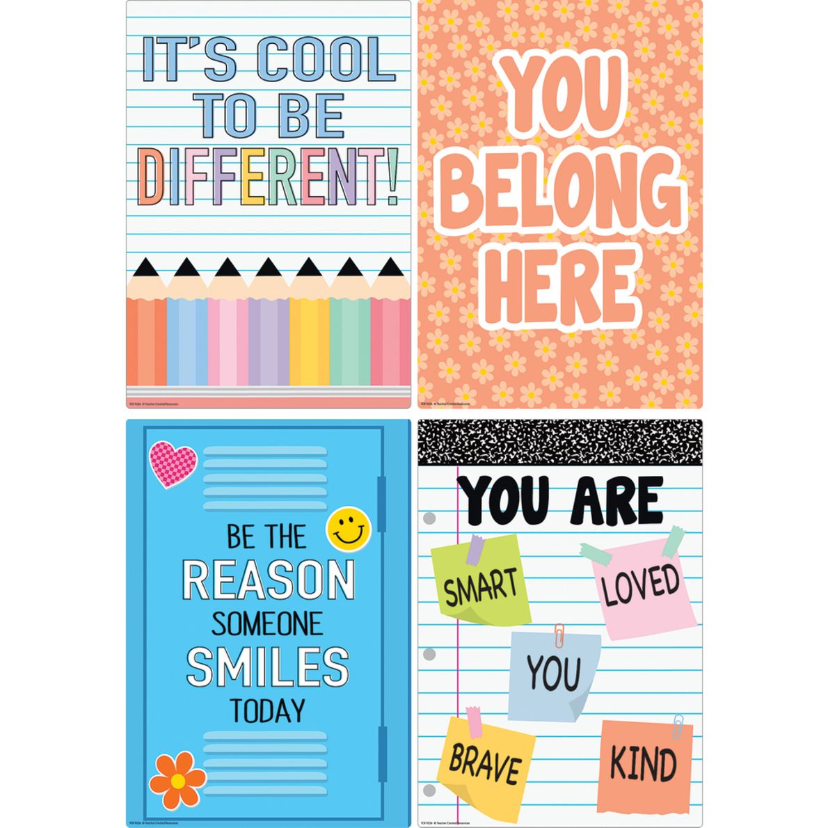 Cool for School Positive Sayings Small Poster Pack