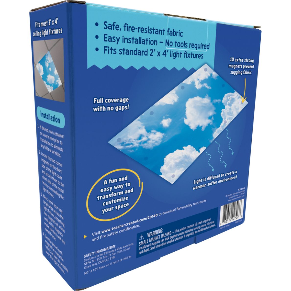 Clouds Calming Covers Ceiling Light Filters