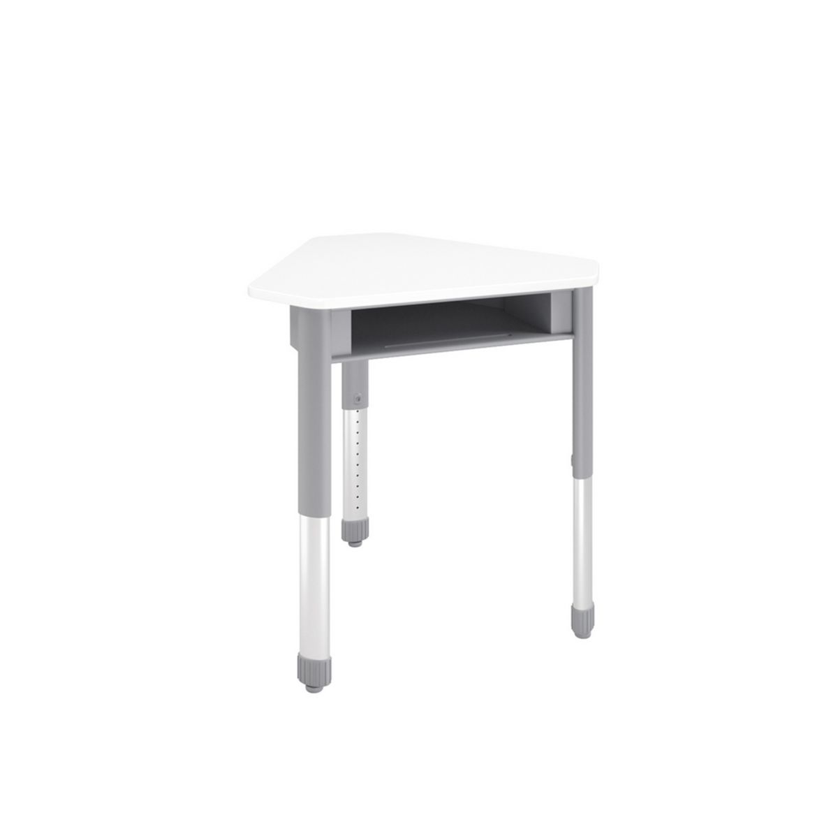 Interchange® Open Front Diamond Desk - Whiteboard
