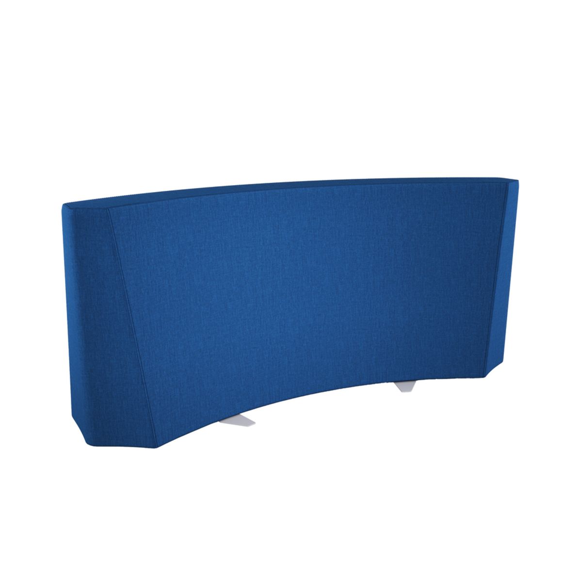 Flowform® Curved Bench Divider - Cobalt