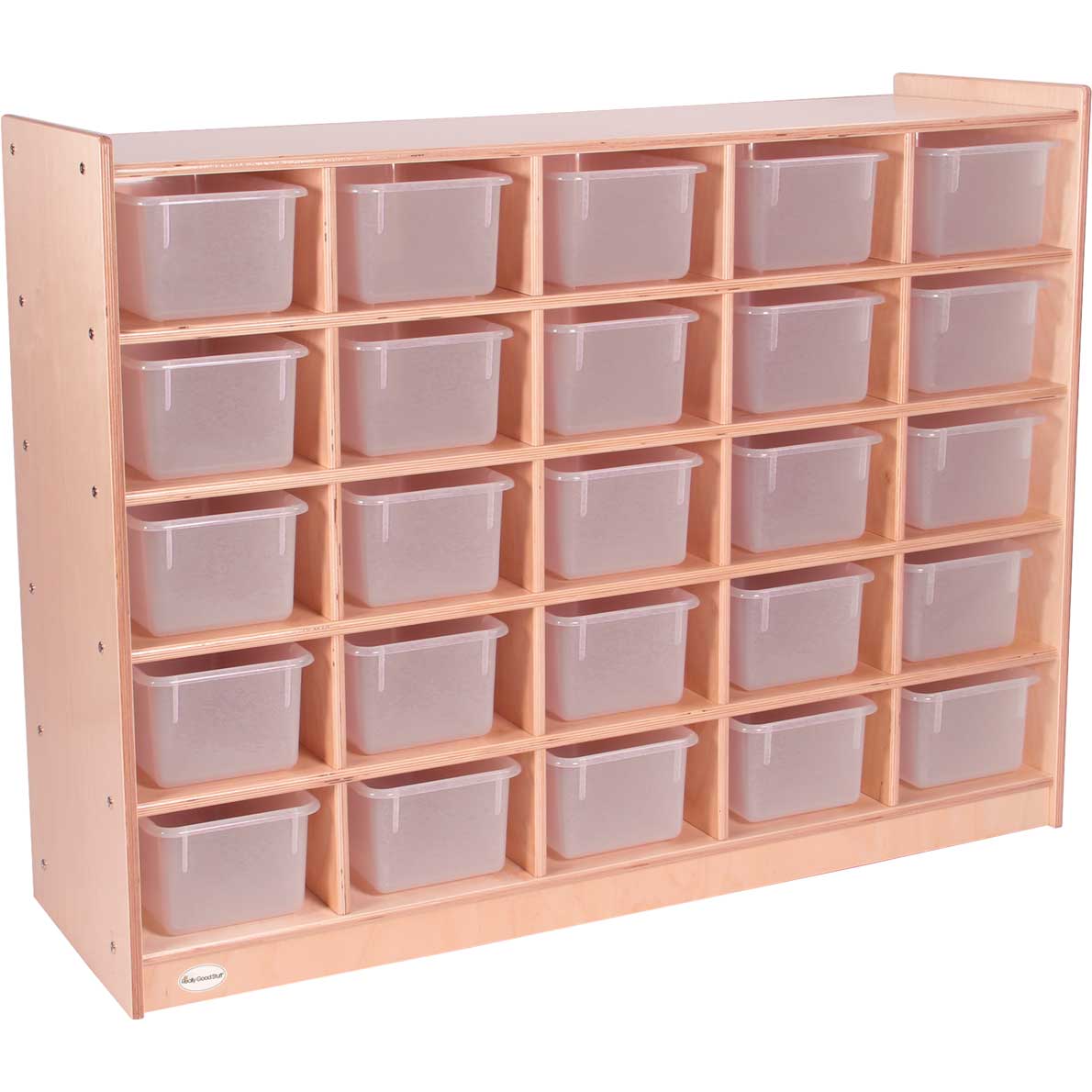 Value Line 25-Tray Mobile Cubicle With Opaque Trays