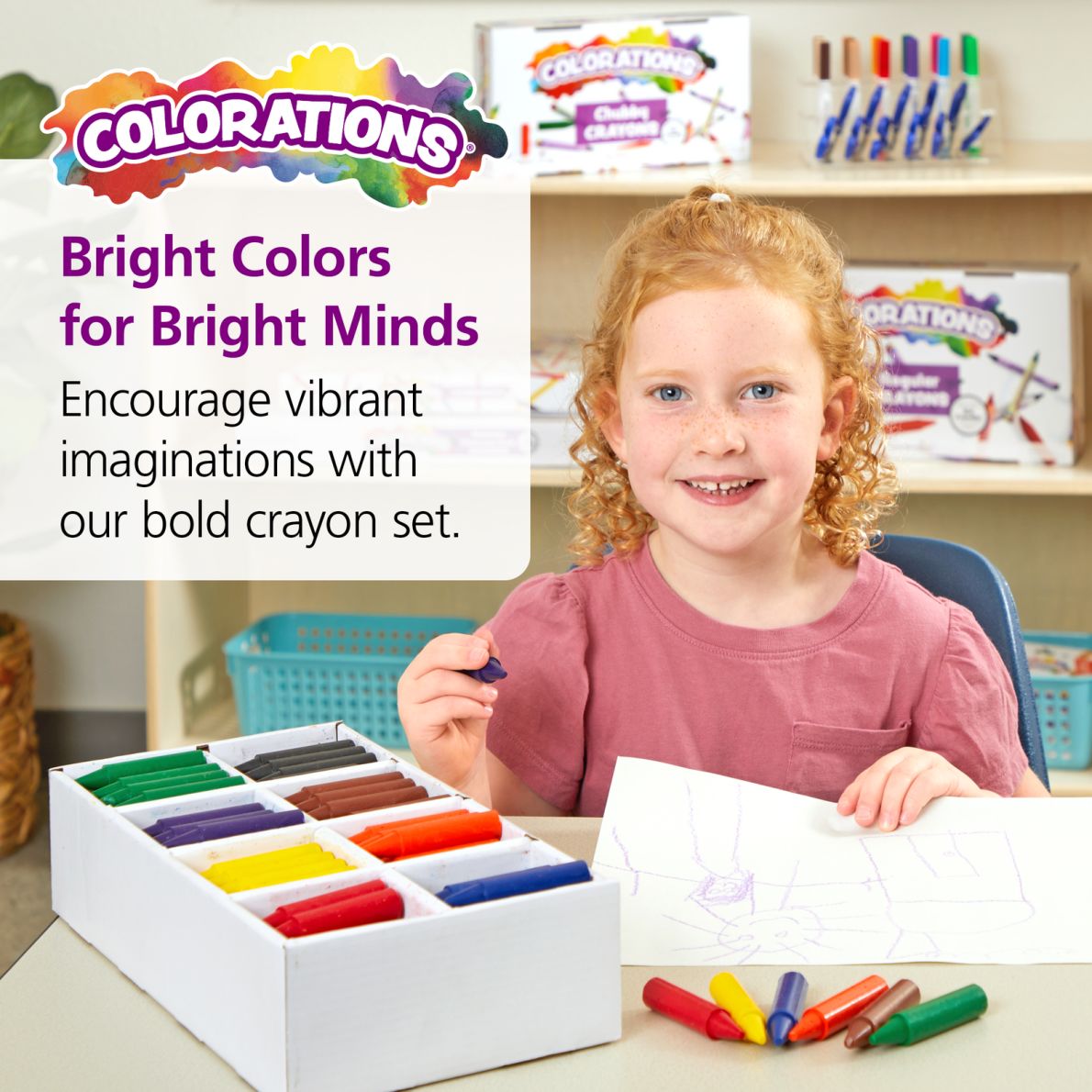 Colorations® Chubby Crayons Value Pack - Set of 200