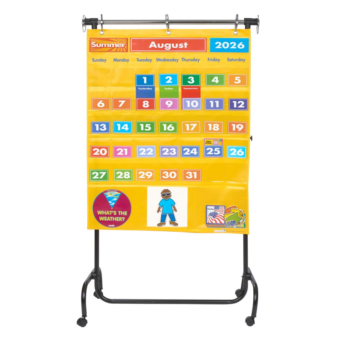 Excellerations® Classroom Calendar and Weather Pocket Chart