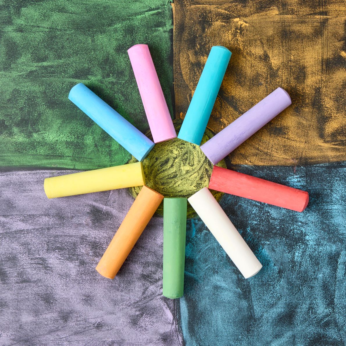 Colorations® Dust-Lite™ Sidewalk Chalk Classroom Value Pack - Set of 126