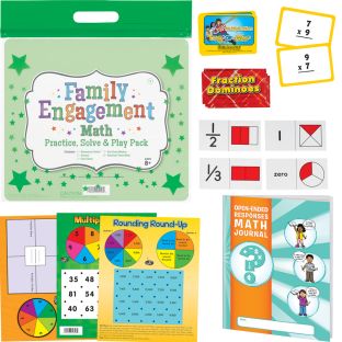 Family Engagement Math – Practice, Solve and Play Pack - Kindergarten