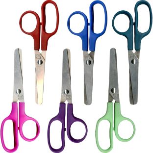 Classroom Scissor Caddy And 24 Blunt-Tip Scissors