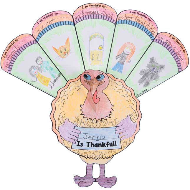 Ready-To-Decorate® I Am Thankful 3-D Turkeys