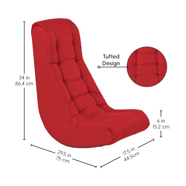 Tufted Soft Rocker-Red